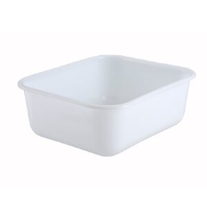 winco plastic mini bin tote box, 14 1/2 x 12 3/4 x 5 inch - 1 each.