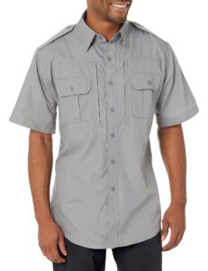 propper f5311 men's tactical shirt-short sleeve, grey, x-large