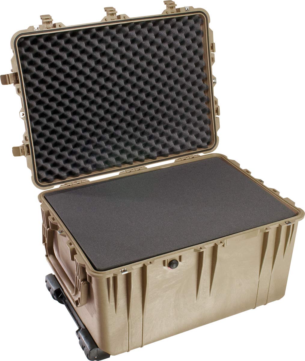 Pelican 1660 Camera Case With Foam (Desert Tan), Model: 1660-020-190