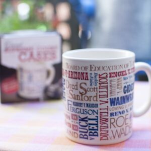 Supreme Court Heat Changing Mug - Add Coffee or Tea to Reveal the Winners of Famous Supreme Court Cases - Comes in a Fun Gift Box