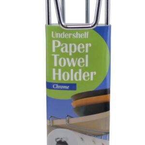 Better Houseware Undershelf Paper Towel Holder, Chrome