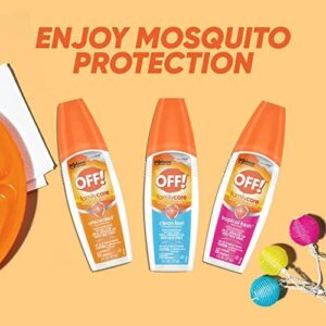 OFF! Family Care Insect & Mosquito Repellent Spritz, Bug Spray Containing 7% DEET, Unscented Repellent with Aloe Vera Protects Against Mosquitoes, 9 Oz