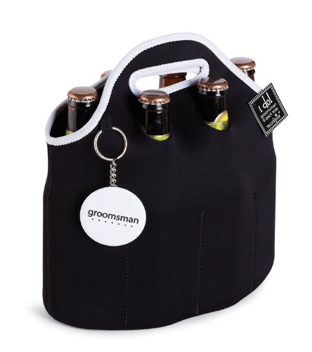 Mud Pie Groomsmen 6-Pack Carrier