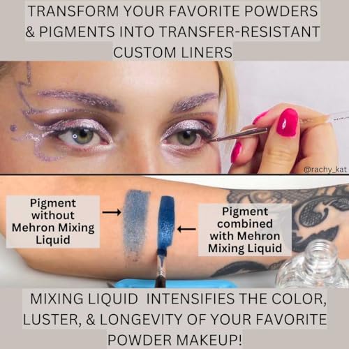 Mehron Makeup Mixing Liquid | Water Resistant For All Day Wear | Multi-Use Makeup Transformer | Eyeliner Mixing Medium | Clear 4.5 fl oz (133 ml)