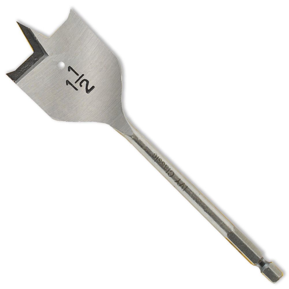 IVY Classic 10724 1-1/2 x 6-Inch Swift Bore® Wood Spade Bit, High-Carbon Steel, 1/Card