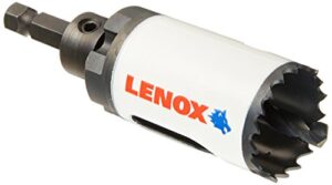 lenox tools hole saw with arbor, speed slot, 1-1/4-inch (1772491)