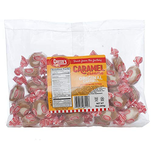 Goetze's Candy Vanilla Caramel Creams - 1 Pound Bag (16 Ounces) - Fresh from the Factory