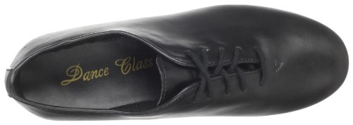 Dance Class Women's PTM101 Full Sole Jazz Tap Oxford,Black,5 M US