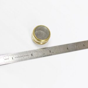 JEWEL TOOL Mini Brass Mesh Basket | 7/8" Diameter | Ideal for Cleaning Small Items in Ultrasonic Cleaner