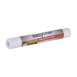 duck smooth top easyliner, 12-inch x 5 feet, white