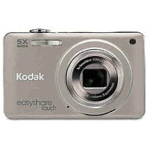 kodak easyshare touch m5370 16 mp digital camera with 5x optical zoom, hd video capture and 3.0-inch capacitive touchscreen lcd (silver)