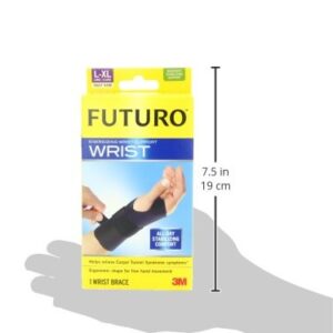 FUTURO Compression Stabilizing Wrist Brace, Breathable, Large/X-Large