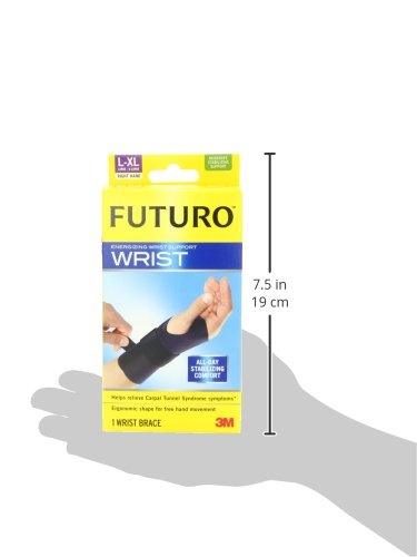 FUTURO Compression Stabilizing Wrist Brace, Breathable, Large/X-Large