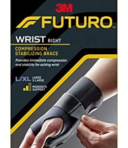 FUTURO Compression Stabilizing Wrist Brace, Breathable, Large/X-Large