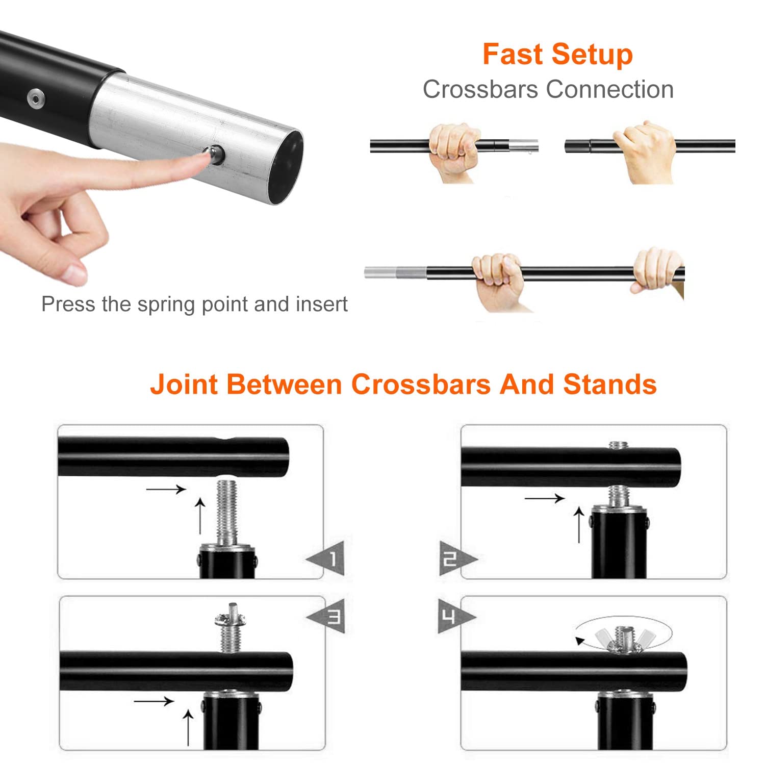 iMountek Backdrop Stand Photographic Studio Photo Backgrounds Adjustable Photo Backdrop Stand Kits with a Carrying Bag Photo Backdrop Stand for Parties/Photography/Wedding