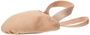 capezio women's canvas pirouette ii dance shoe, nude, medium