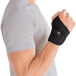 Bracoo Wrist Compression Wrap Brace for Carpal Tunnel, Adjustable Support Strap bands,Weightlifting, Fitness, Tendonitis, Arthritis, Joint Pain Relief, Wrist Tendonitis, Right & Left Hand, WS10