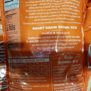 Lundberg Family Farms Organic Short Grain Brown Rice 12lbs