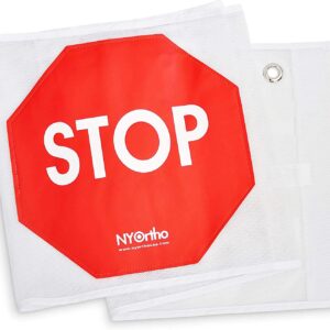 NYOrtho Door Guard Stop Sign Banner | Stop Sign Strip | Size: 40" W