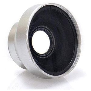 Digital Nc 0.5X High Grade (Chrome) Wide Angle Conversion Lens (37mm) for Canon VIXIA HF M301