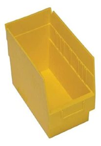 quantum qsb202yl store-more 6' shelf bin (11-5/8' x 5-1/2' x 6') - [set of 30]