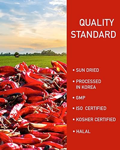 NONGSHIM TAEKYUNG Korean Chili Powder, Gochugaru Chili Flakes. Kimchi Powder (Flake, 1lb) - 100% Red Pepper Flakes for Korean & Asian Food. MSG Free.