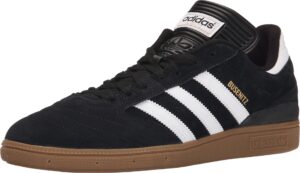 adidas mens busenitz sneakers , core black, ftwr white, gold met., 9.5 us