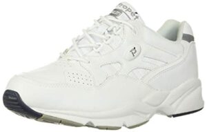 propet women's stability walker shoe white 7.5 e (4e)