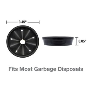 Danco 10428 Garbage Disposal Splash Guard, Black