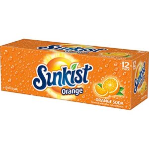 Sunkist Orange Soda, 12 Fl Oz (Pack of 12)