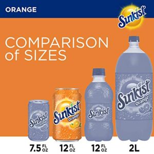 Sunkist Orange Soda, 12 Fl Oz (Pack of 12)