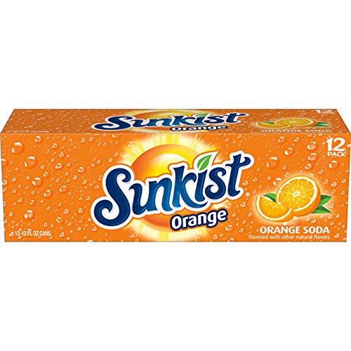 Sunkist Orange Soda, 12 Fl Oz (Pack of 12)