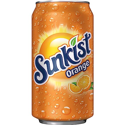 Sunkist Orange Soda, 12 Fl Oz (Pack of 12)