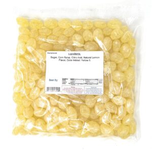 Claeys Lemon Sanded Candy Drops, 2 Pound