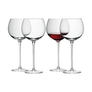 lsa international wine balloon glass (4 pack), 19.3 fl. oz., clear