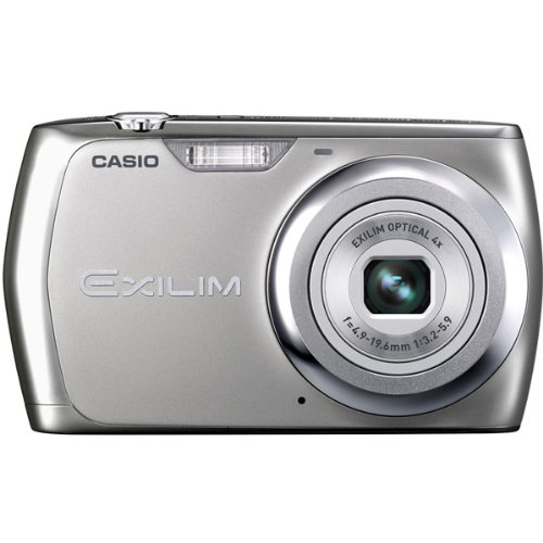 Silver 12MP Compact Digital Camera with 24mm Wide-Angle 4X Optical Zoom and 2.7" LCD-CL4899