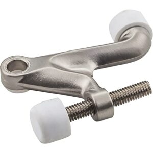 hinge pin door stop - satin nickel