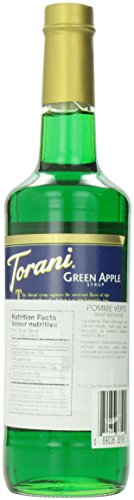 Torani Green Apple Syrup, 750 mL