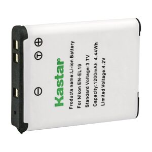 kastar en-el19 rechargeable li-ion battery for nikon coolpix s7000 s3700 s6800 s3600 s5300 s6500 s6900 s33 s3100 s2900 s2800 s32 s3300 s3500 s5200 s4300 s4100 cameras