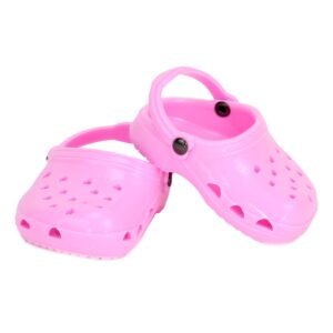 sophia's 18" doll light pink comfy polliwog garden clog shoes