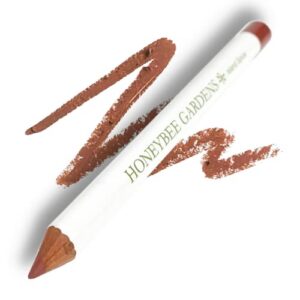 honeybee gardens irresistible lip liner in spice, rosey cinnamon color, long-lasting, gluten-free, vegan, 0.04 oz