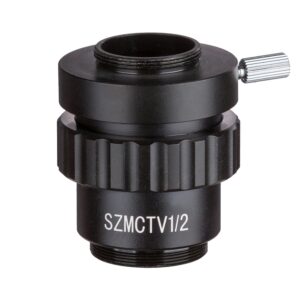 AmScope AD-C20 0.5X C-mount Lens Adapter For Video Camera Microscopes