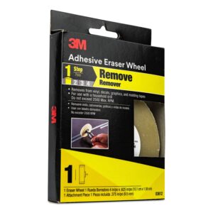 3m 03612 4" x 5/8" adhesive eraser wheel