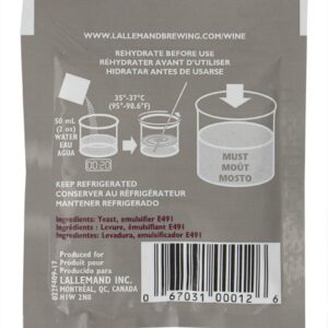 Lalvin - UX-Y1XE-IDOI Wine Yeast 71B Yeast, 10 Packs, Multicolor