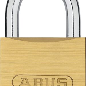 ABUS 55/40 Solid Brass Padlock with Hardened Steel Shackle, Keyed Different