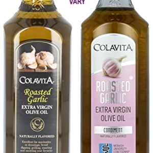 Colavita All Natural Roasted Garlic Extra Virgin Olive Oil 32oz Plastic