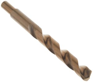 irwin tools irwin drill bit, cobalt alloy steel, reduced shank, 1/2-inch x 6-inch (3016032)