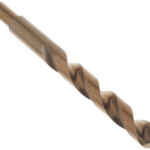 Irwin Tools IRWIN Drill Bit, Cobalt Alloy Steel, Reduced Shank, 1/2-Inch x 6-Inch (3016032)