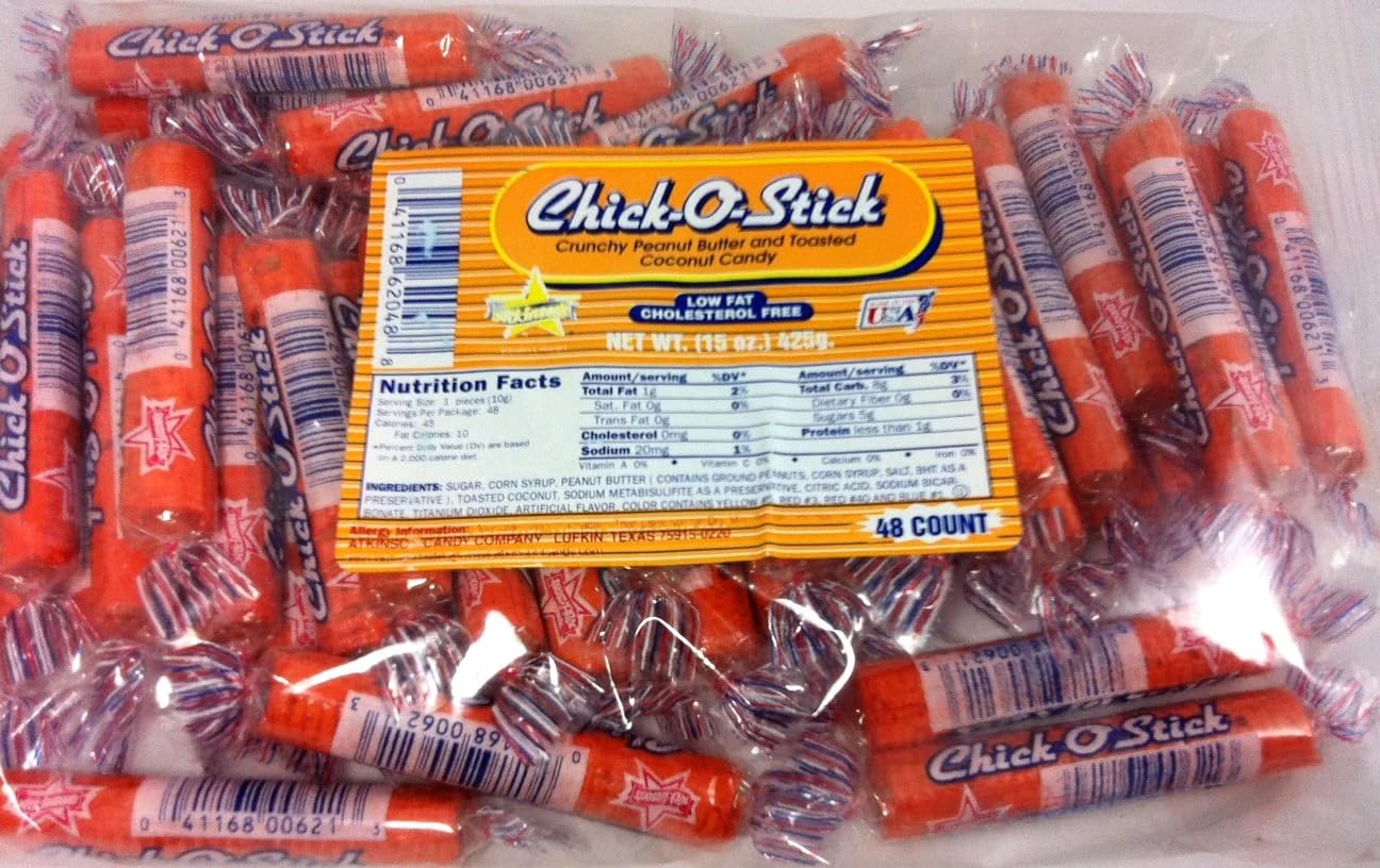 Chick-O-Stick Bag, 48 Wrapped Sticks