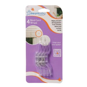 dreambaby blind cord safety wraps for dangling window cords string keeper - model l865